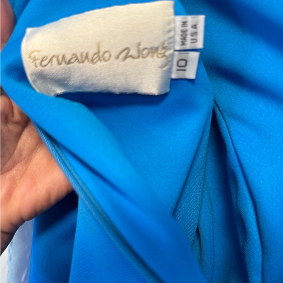 Fernando Wong Couture | Dresses | Fernando Wong Blue Dress | Poshmark